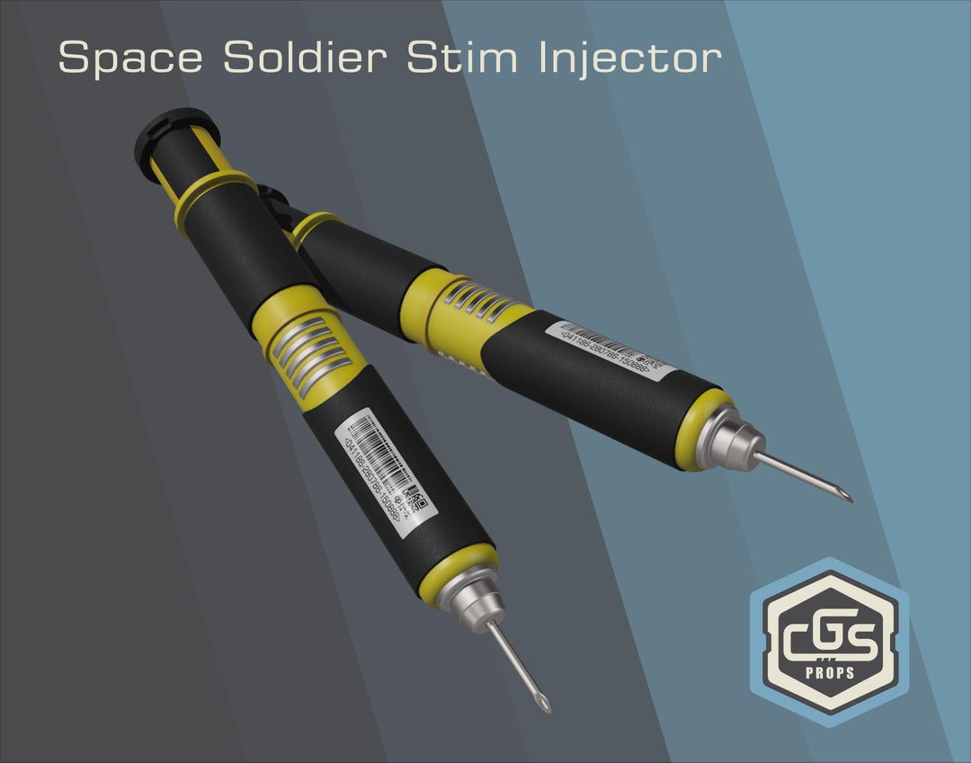 Space Soldier Stim Injector PROP 3D File - Etsy