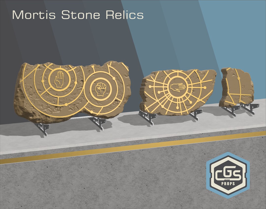 Mortis Stone Relics 3D File - Etsy