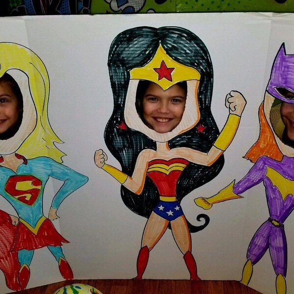 Photo Booth Face Cutout Backdrop - Etsy