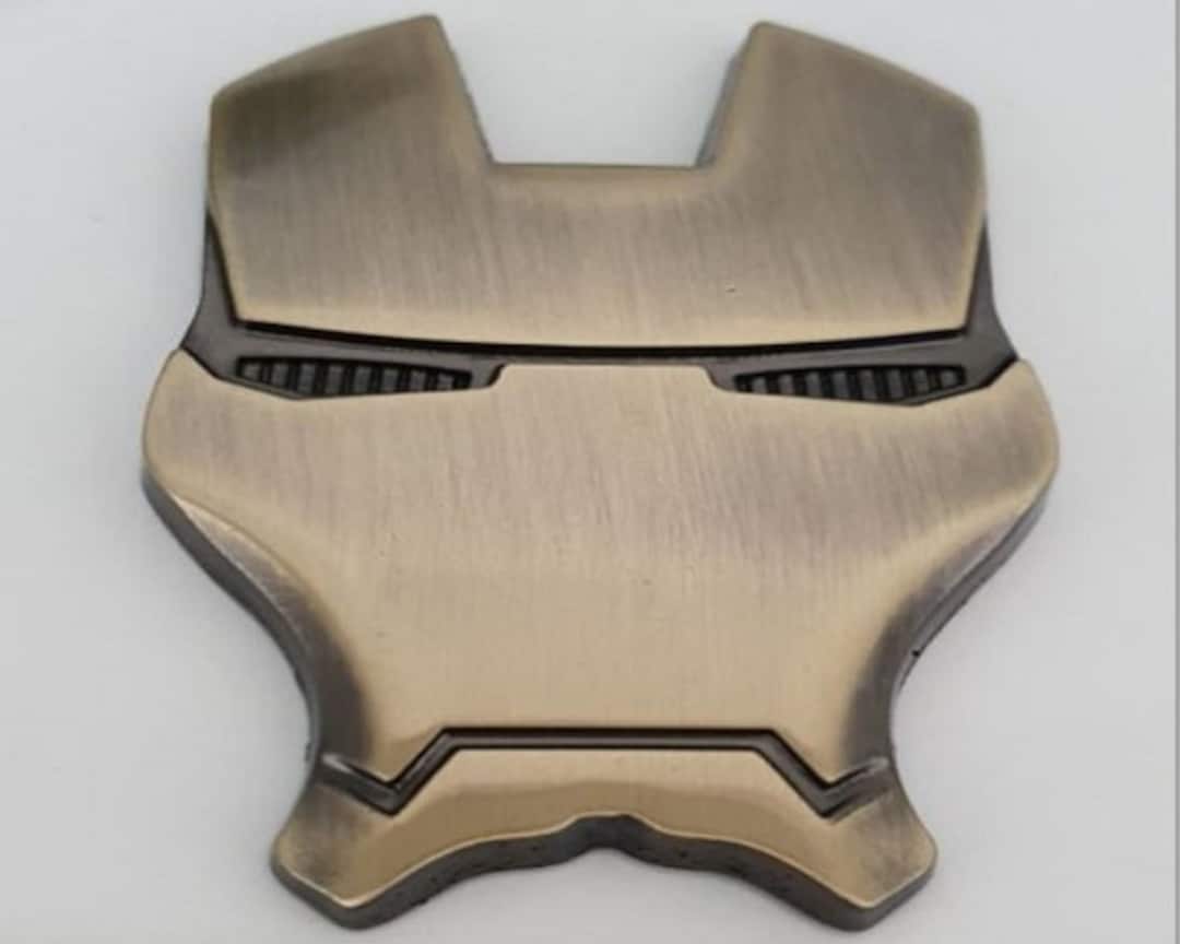 3D Quality Alloy Metal Iron Man Emblem Badge Creative Car Stickers ...