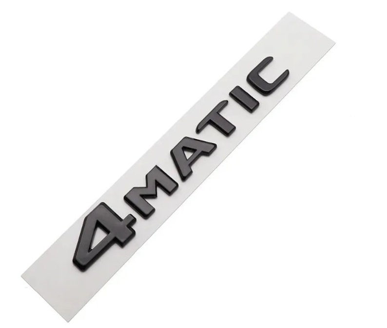 3D ABS 4 MATIC Lettering Rear Car Styling Logo Emblem Badge Sticker. - Etsy