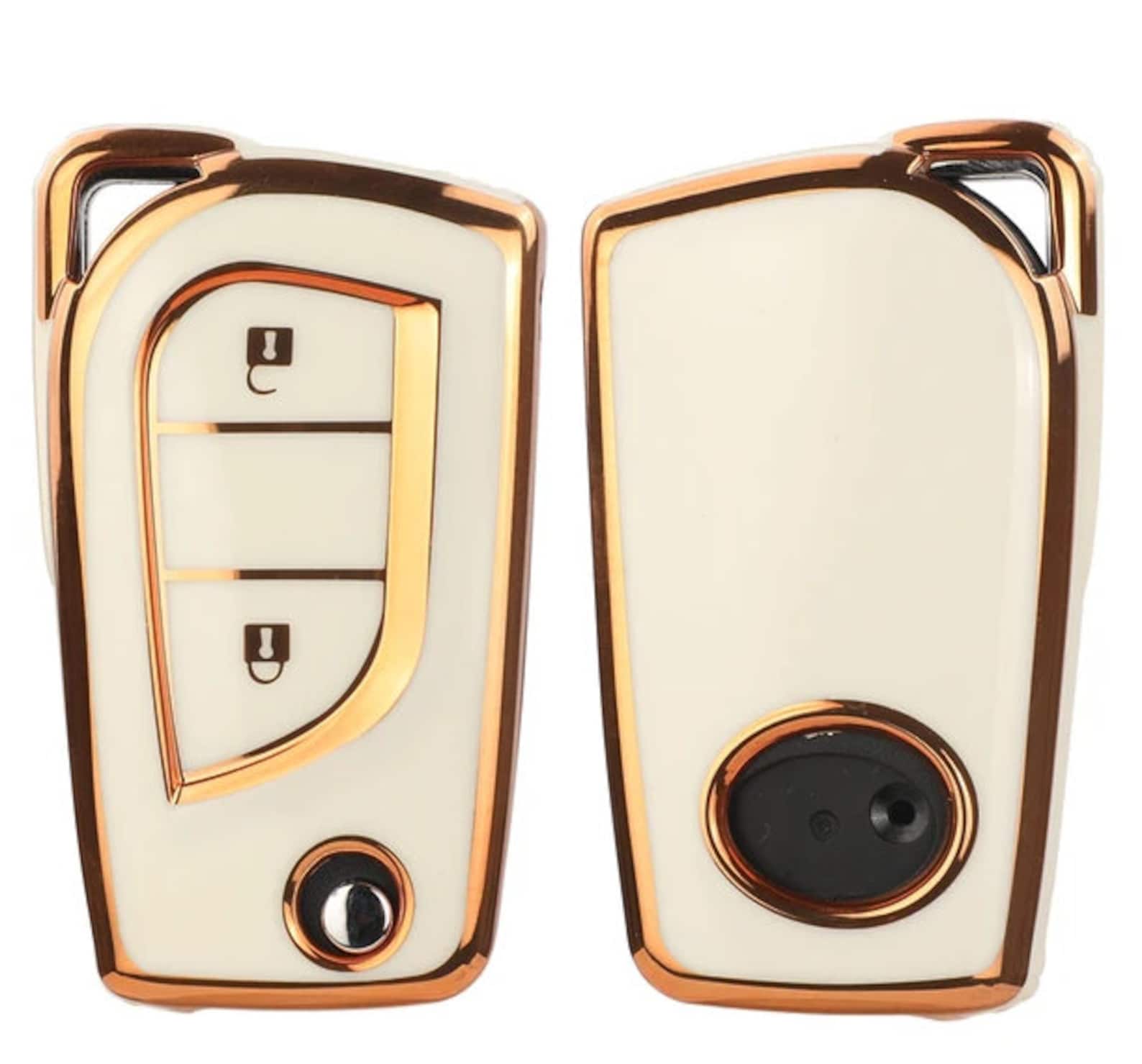 2 Buttons Car Smart Key TPU Case for Toyota Corolla Altis Aygo Yaris ...
