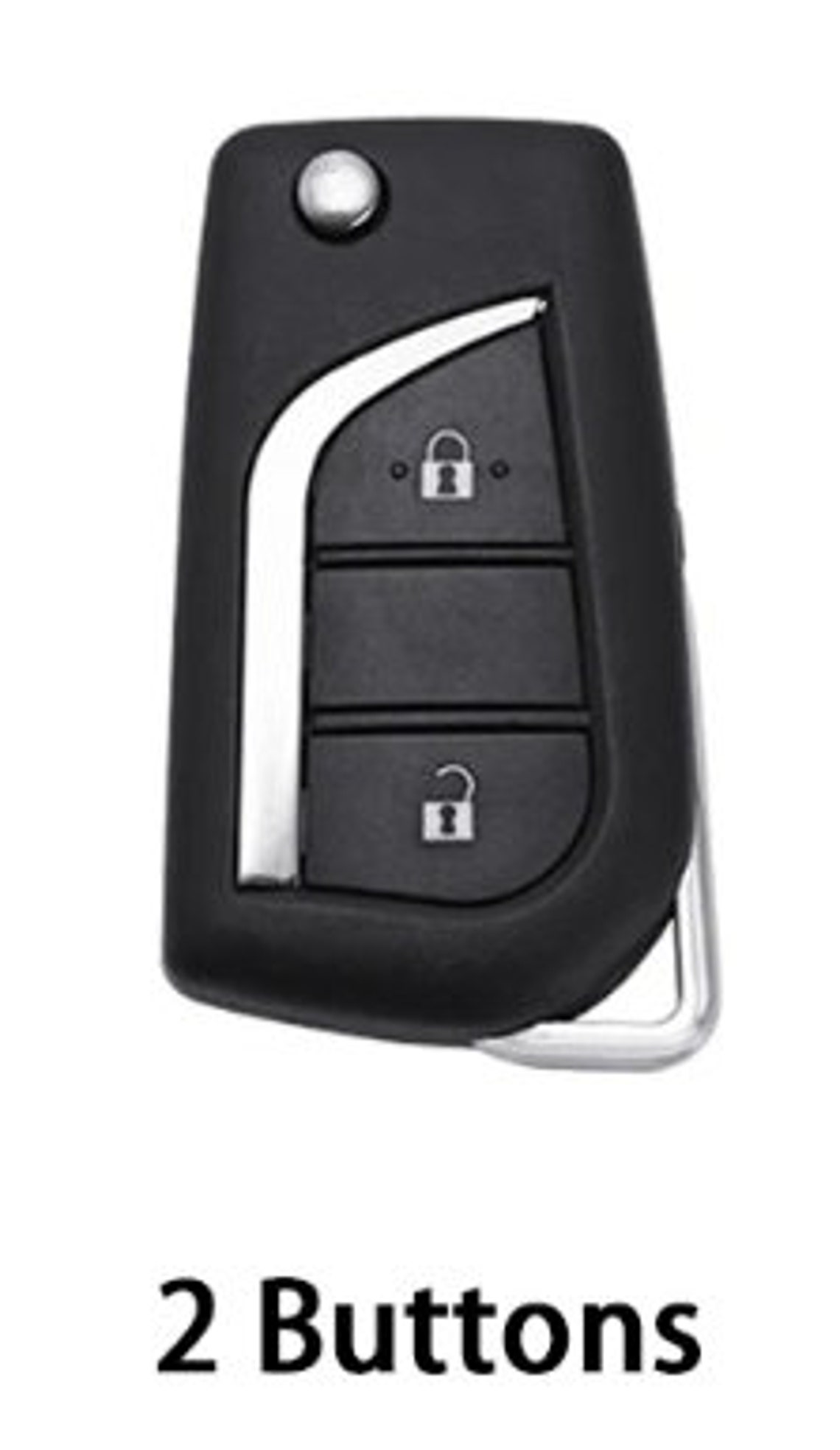 2 Buttons Car Smart Key TPU Case for Toyota Corolla Altis Aygo Yaris ...