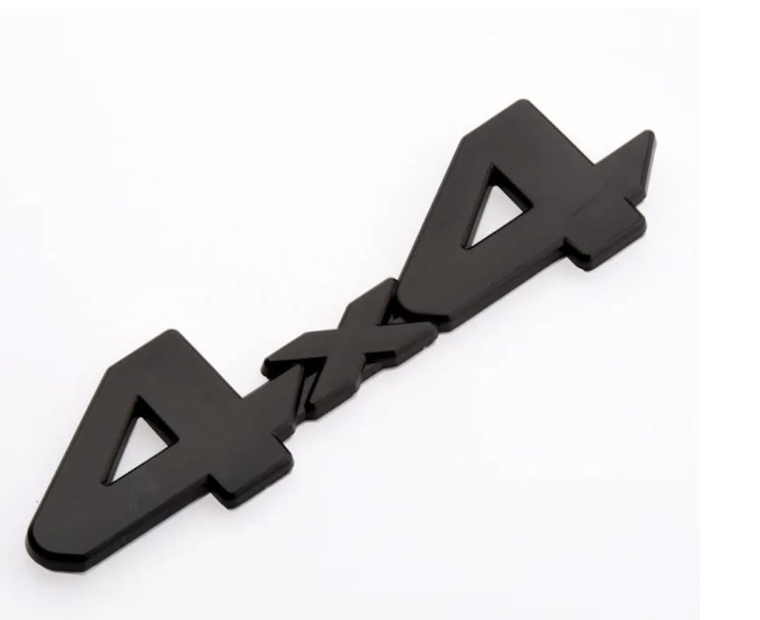 3D Quality Matel 4x4 Four Wheel Drive Car Sticker Logo Emblem Badge ...