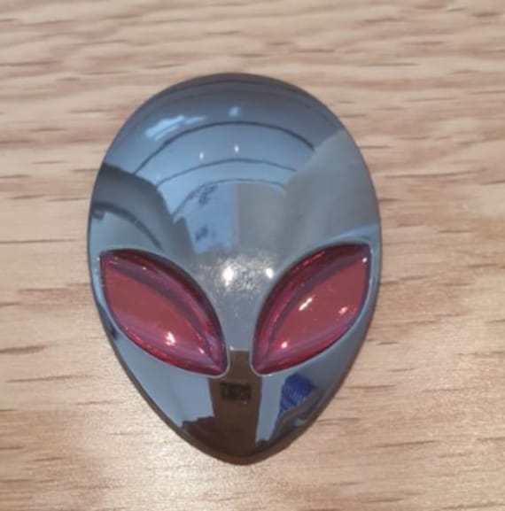 Metal 3D Quality Alienware Alien Head Car Decals Sticker | Etsy