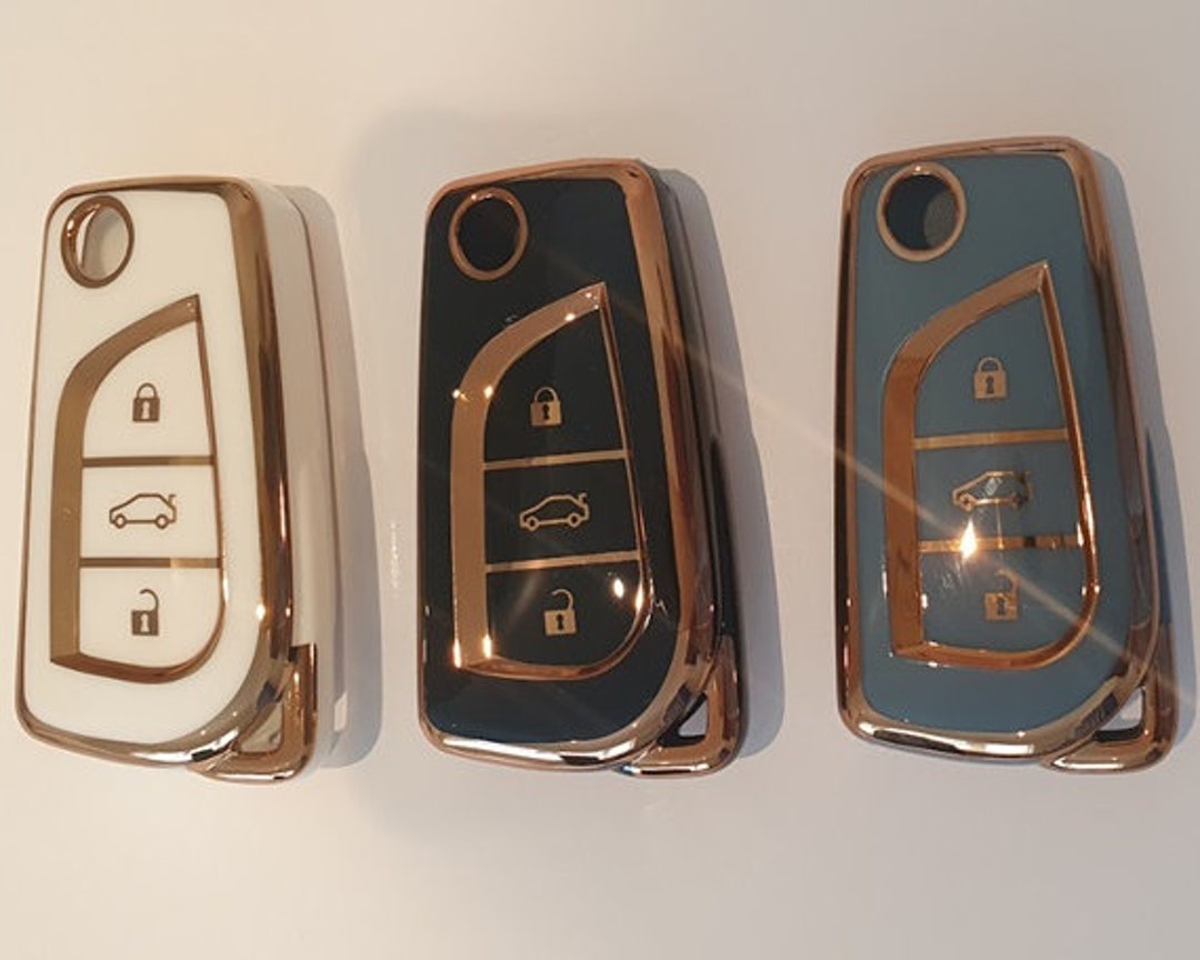 3 Buttons Car Smart Key TPU Case for Toyota Auris Corolla Avensis Verso ...