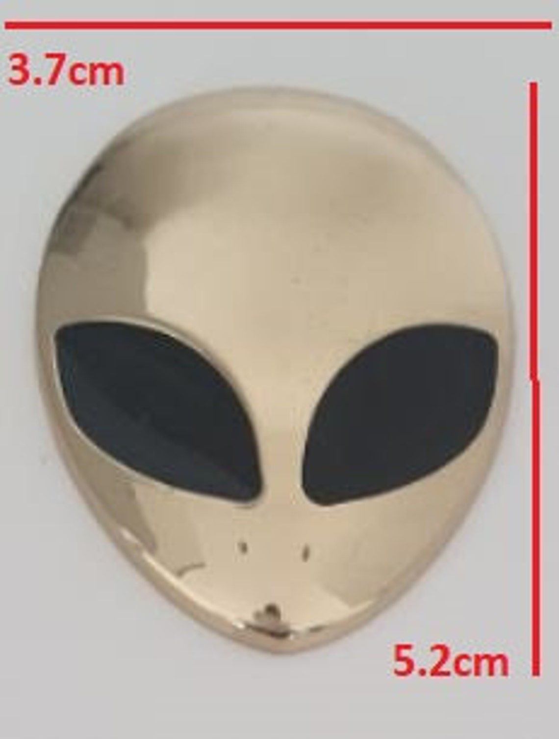 Metal 3D Quality Alienware Alien Head Car Decals Sticker - Etsy