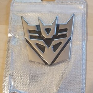 NEW 3D Metal Car Stickers Transformers Decepticon Emblem Tail Badge ...