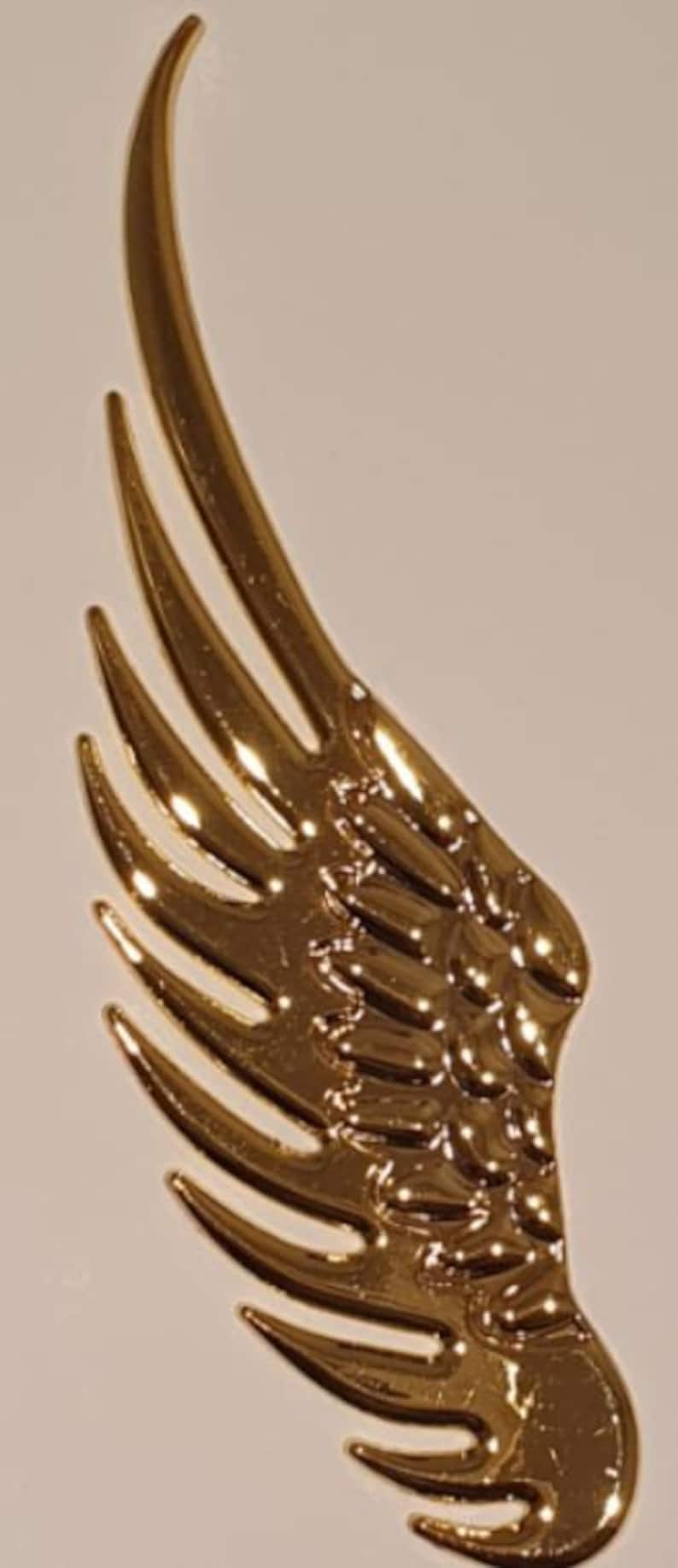 A Pair of Angel Wings Quality 3D Metal Alloy Car Stickers | Etsy