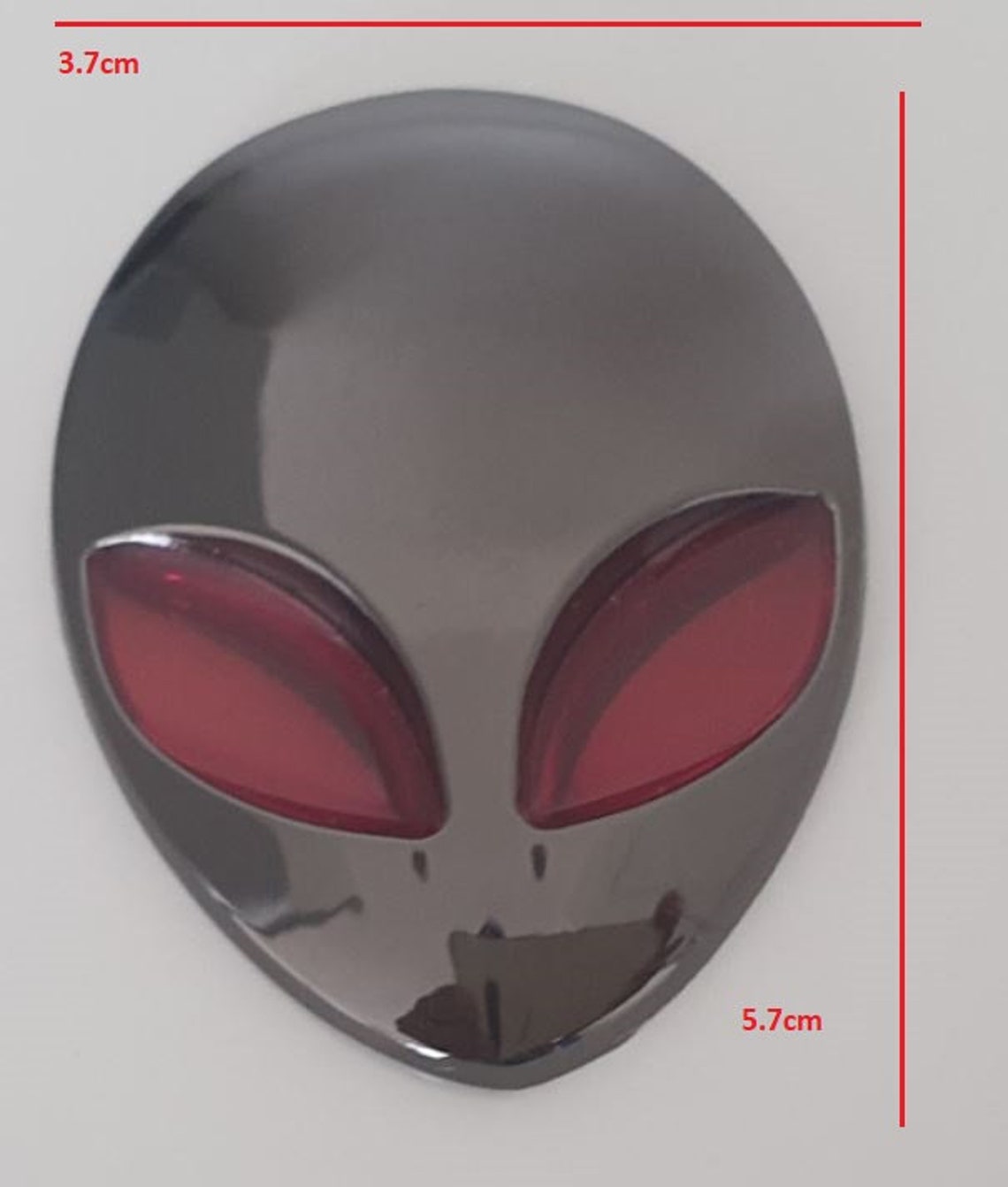 Metal 3D Quality Alienware Alien Head Car Decals Sticker | Etsy