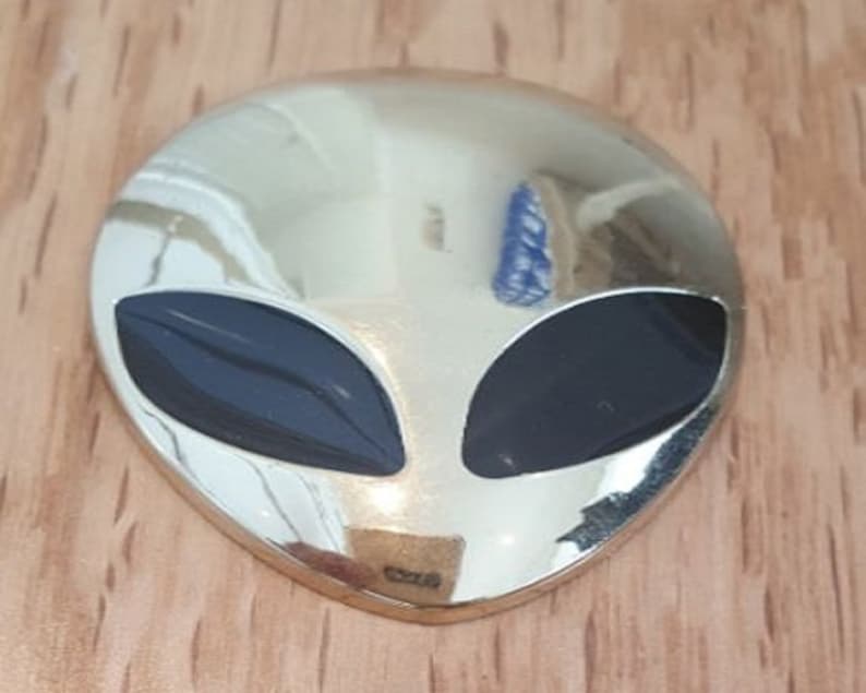 Metal 3D Quality Alienware Alien Head Car Decals Sticker - Etsy