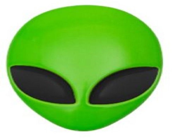 Metal 3D Quality Alienware Alien Head Car Decals Sticker | Etsy