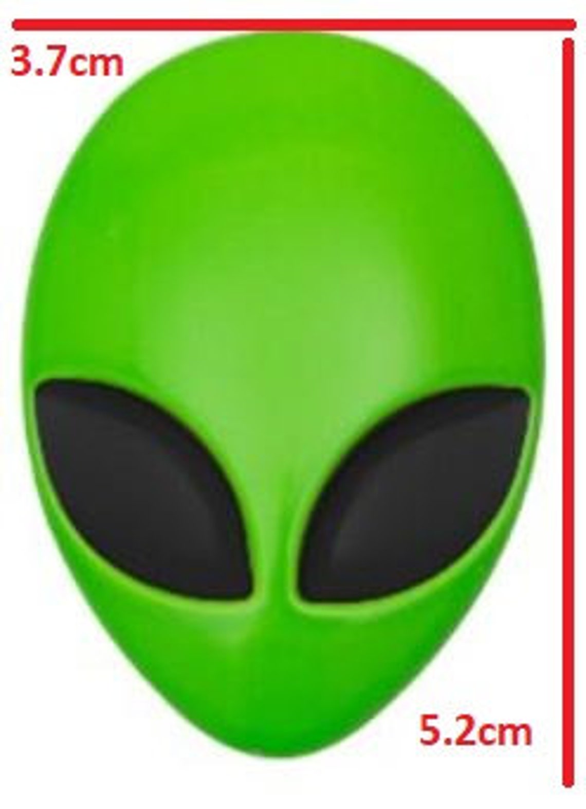 Metal 3D Quality Alienware Alien Head Car Decals Sticker | Etsy