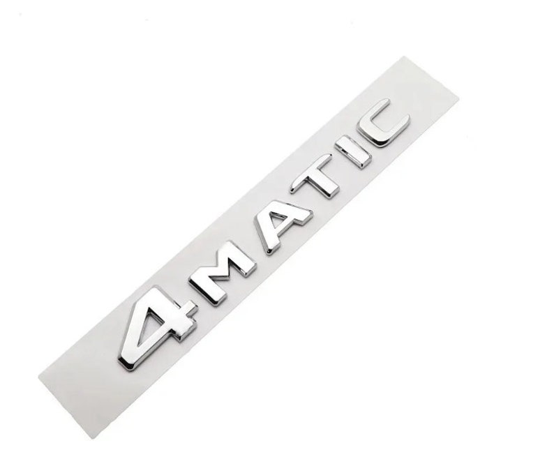 3D ABS 4 MATIC Lettering Rear Car Styling Logo Emblem Badge Sticker. - Etsy