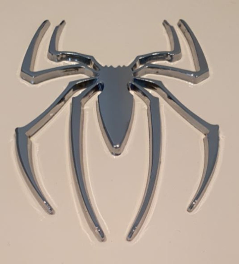Quality Metal 3D Car Stickers Spider Emblem Chrome Truck Motorcyle ...