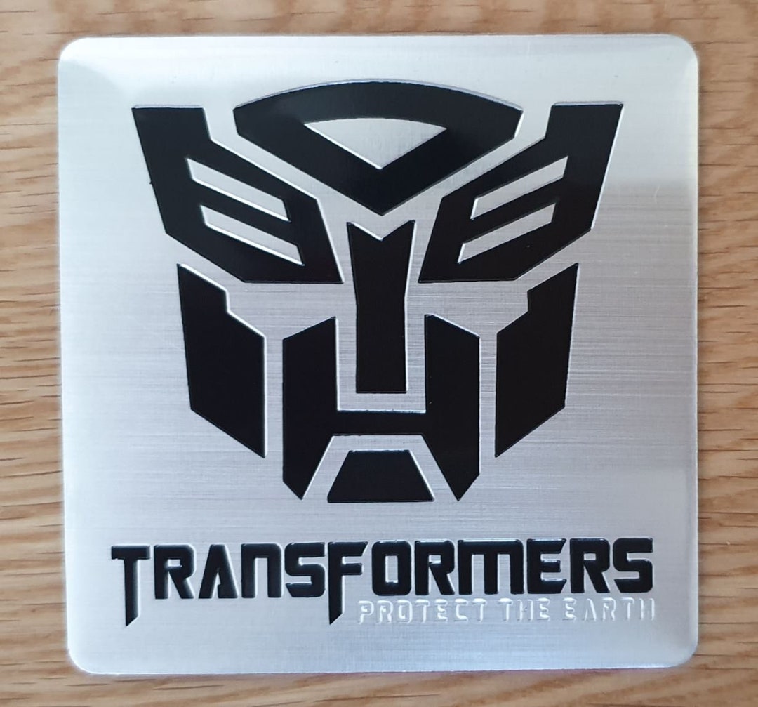 Aluminum Car Sticker Cool Autobots Logo Badge Transformers Emblem Auto ...