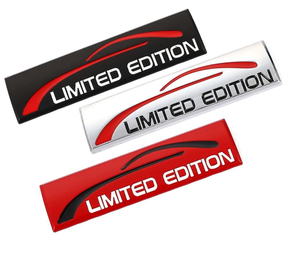 3D Metal Limited Edition Fender Side Emblem Car Sticker Badge Rear ...