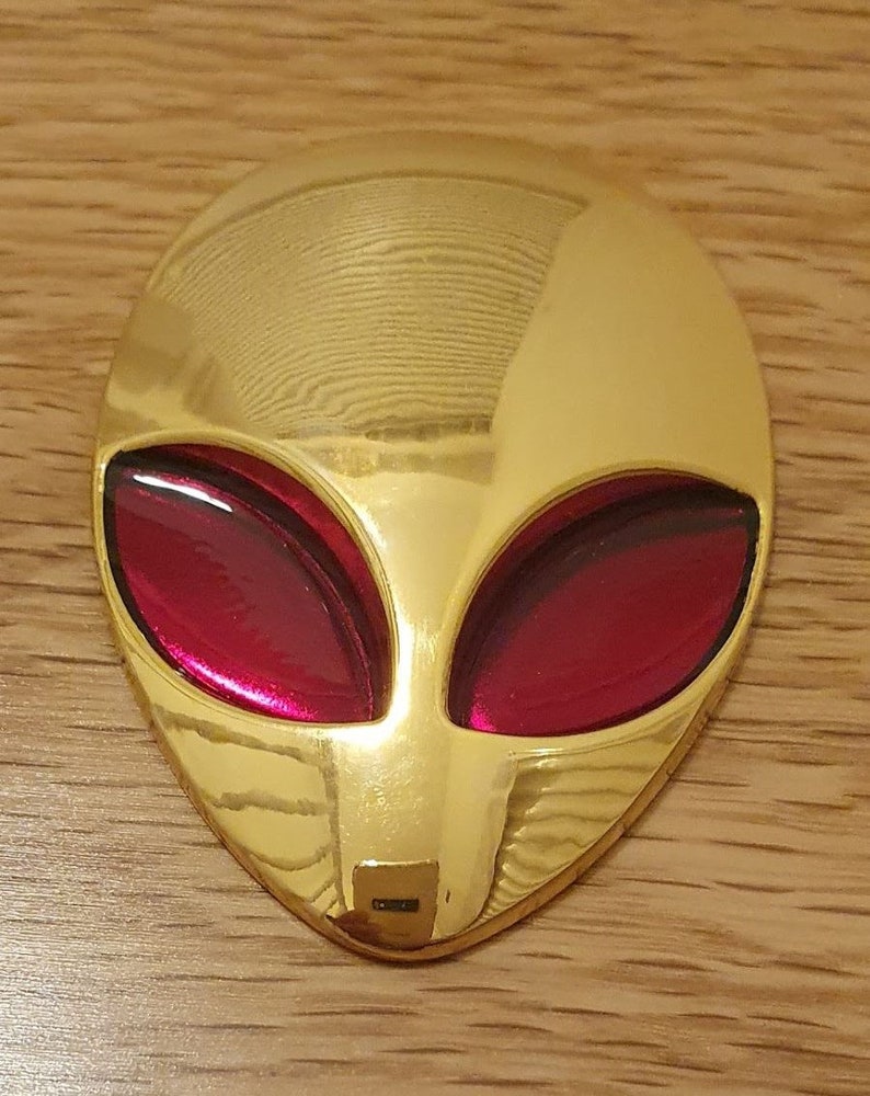 3D Metal Quality Alienware Alien Head Car UFO Decals Sticker | Etsy