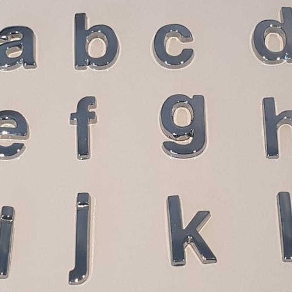 Self Adhesive Gold Letters 3d - Etsy