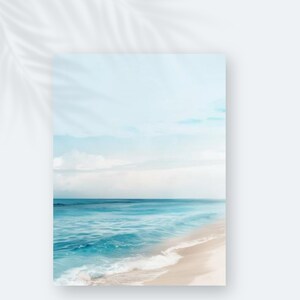 Printable Writing Paper Set, Seascape Stationery Printable, Paper Set ...