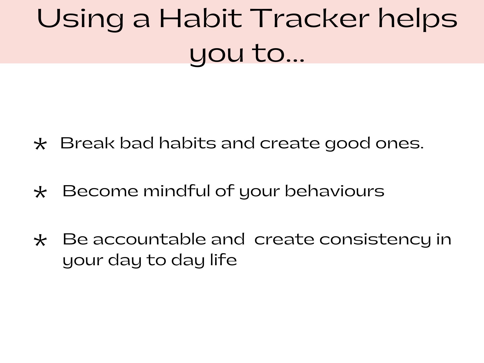Weekly Habit Tracker Printable Template, Motivational Tracking Tool ...