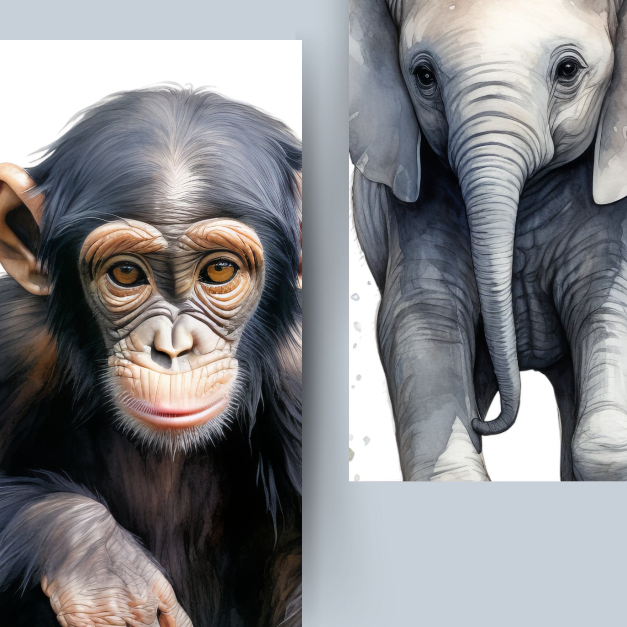 Printable Wild Animal Bookmarks Bundle, Jungle Book Page Tracker ...