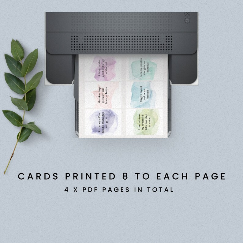 Printable Positive Affirmation Cards for Teens, Teenage Kindness Cards ...