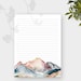 Printable Writing Paper Set, Stationery Printable, Paper Set, Hills and ...