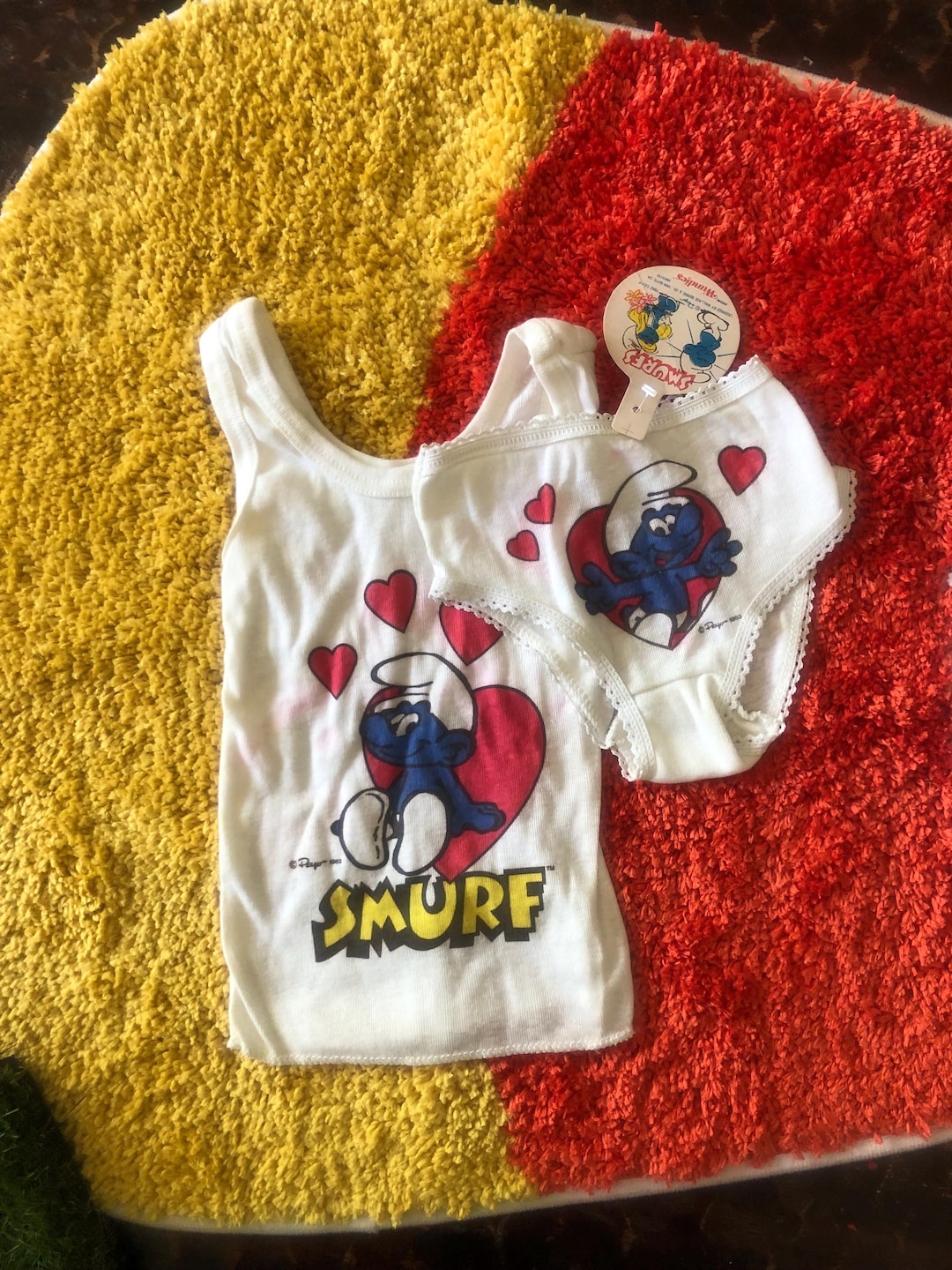 Vintage Smurfs Infant Clothes - Etsy