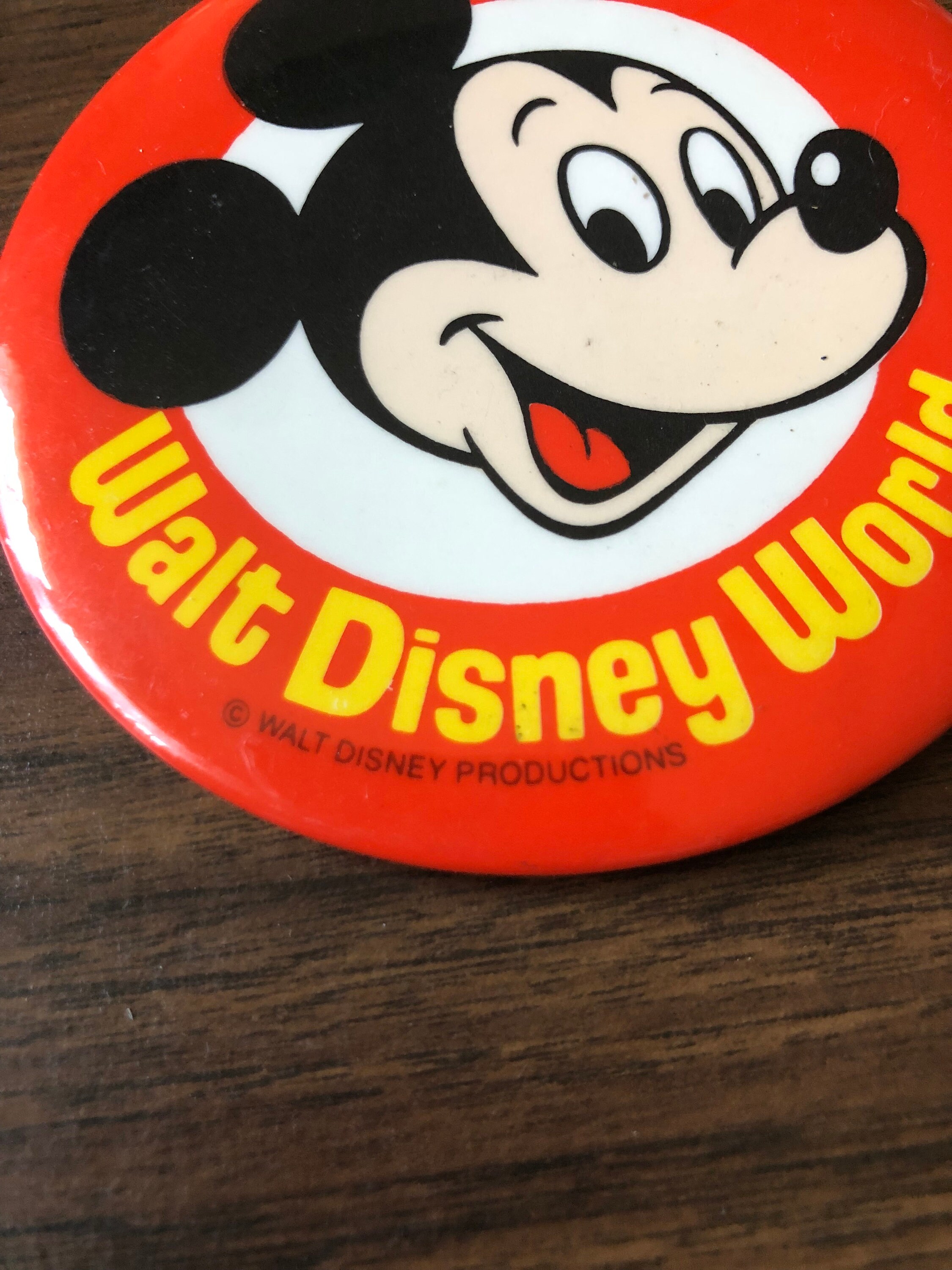 Vintage, Mickey Mouse , Walt Disney World Button - Etsy