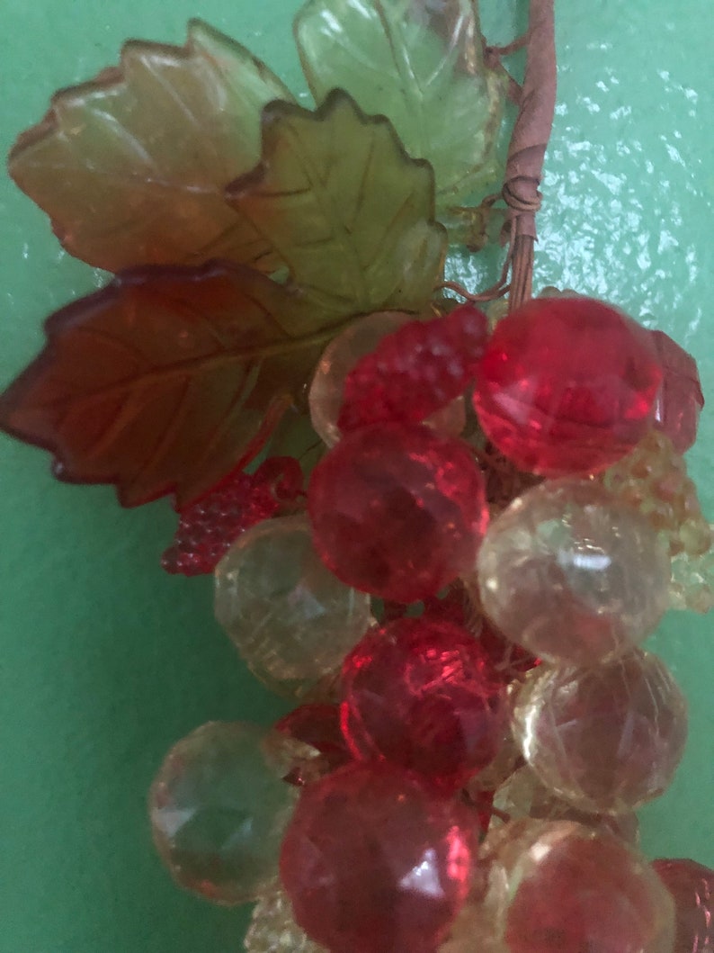 Vintage Lucite Grapes - Etsy