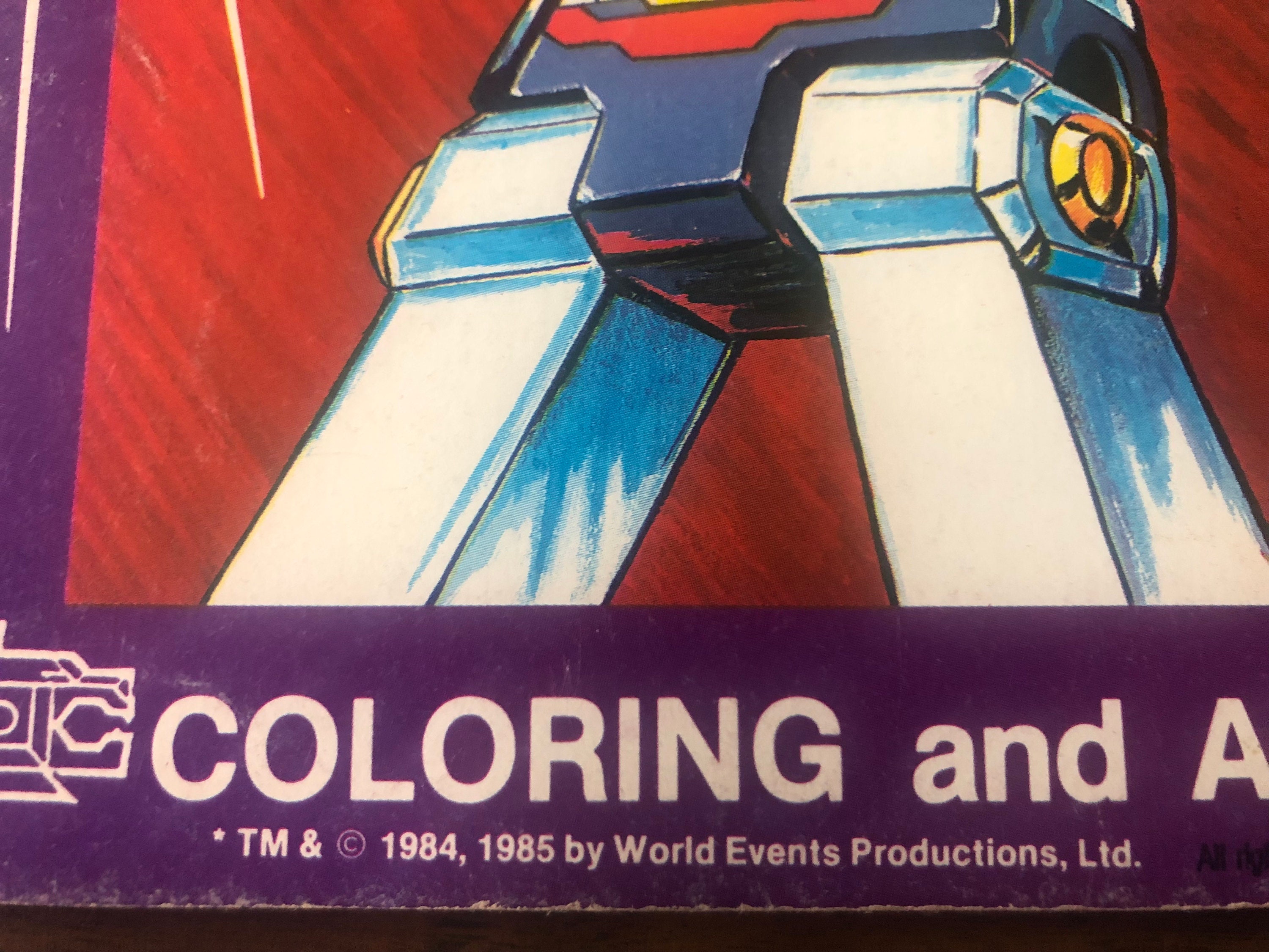 Voltron Coloring and Activity Book - Etsy