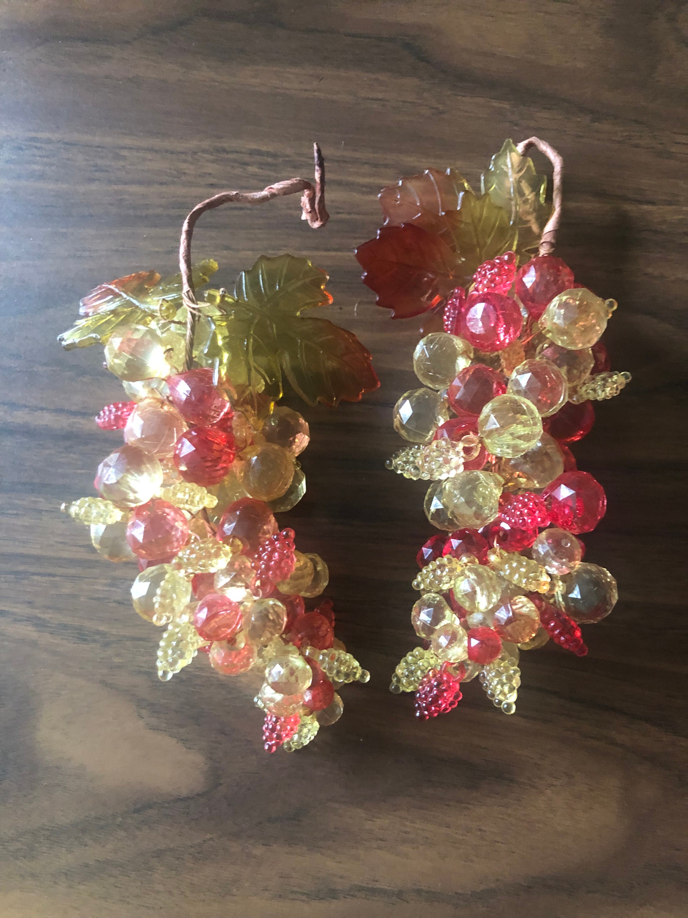 Vintage Lucite Grapes - Etsy