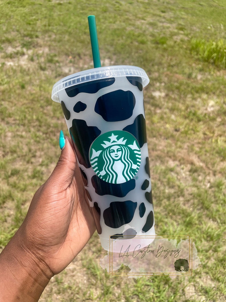 Starbucks Cow Cup With Name | Venti Cold Cup | Starbucks Cold Cup ...
