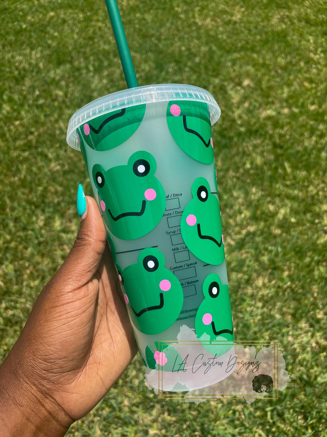 Starbucks Happy Frog Cup Venti Cold Cup Starbucks Cold Cup - Etsy