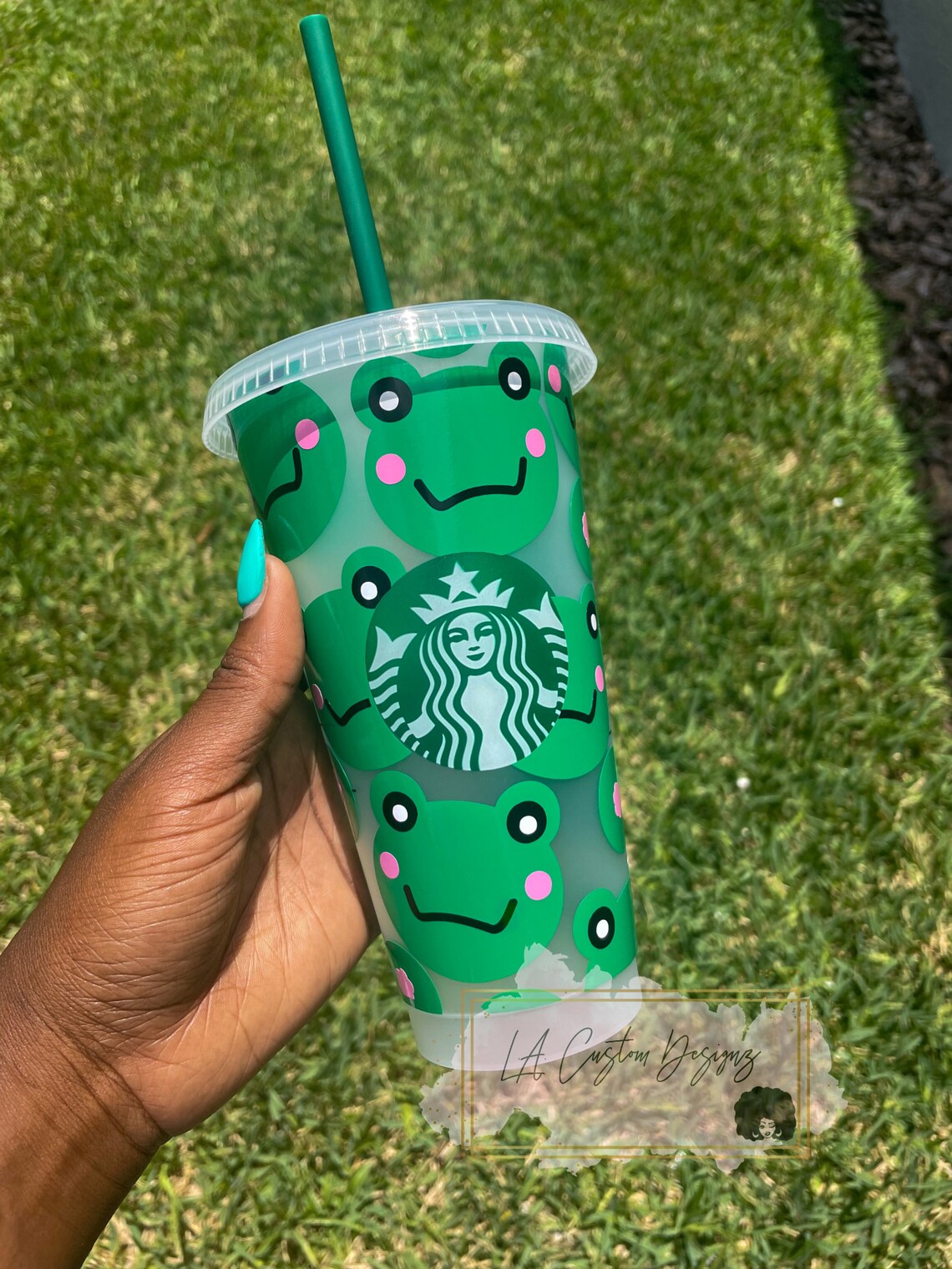 Starbucks Happy Frog Cup Venti Cold Cup Starbucks Cold Cup - Etsy