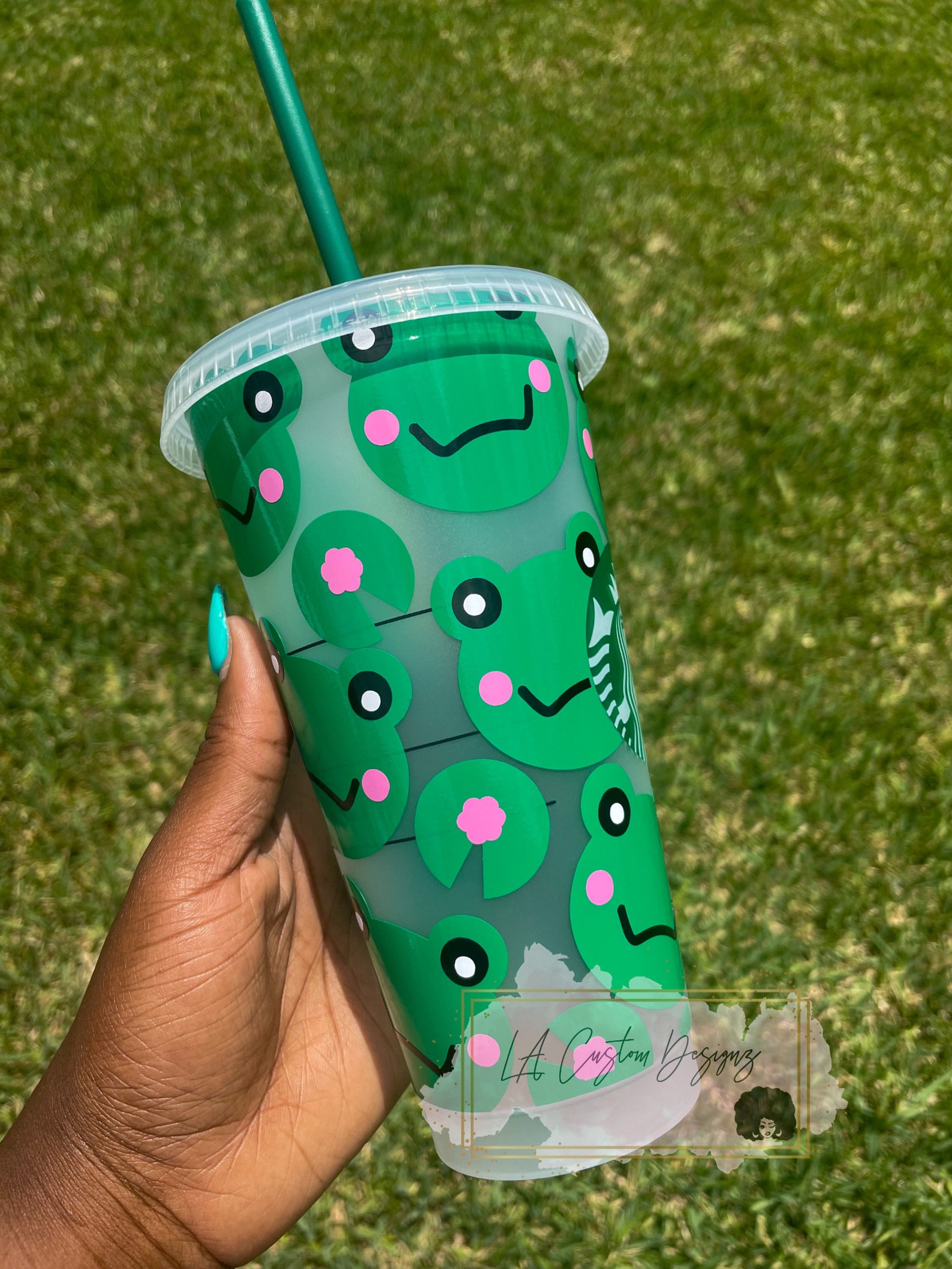 Starbucks Happy Frog Cup Venti Cold Cup Starbucks Cold Cup - Etsy