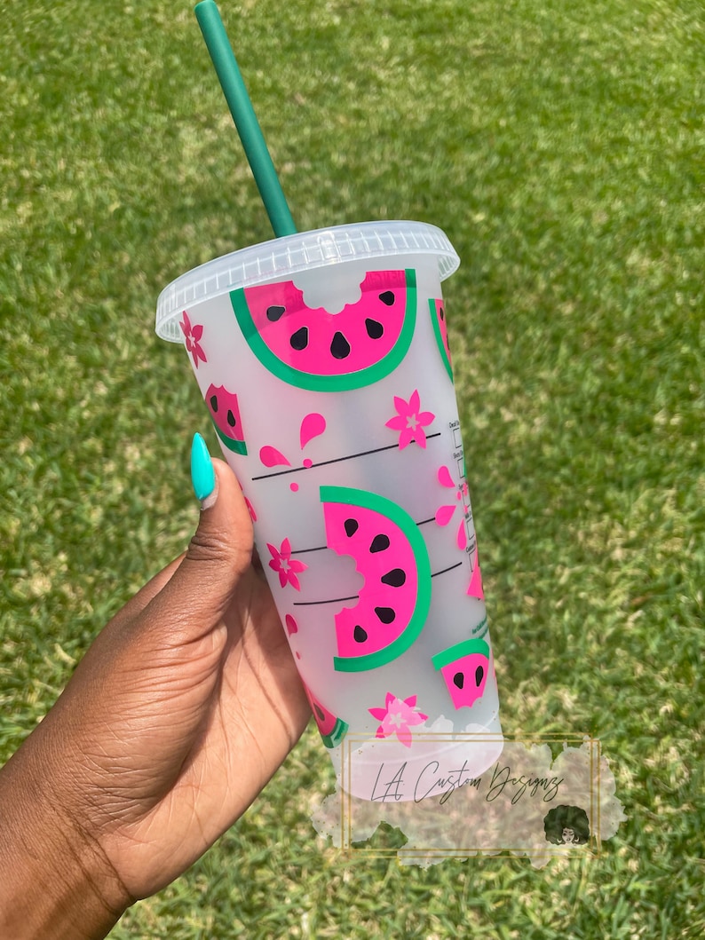 Starbucks Watermelon Cup | Venti Cold Cup | Starbucks Cold Cup ...