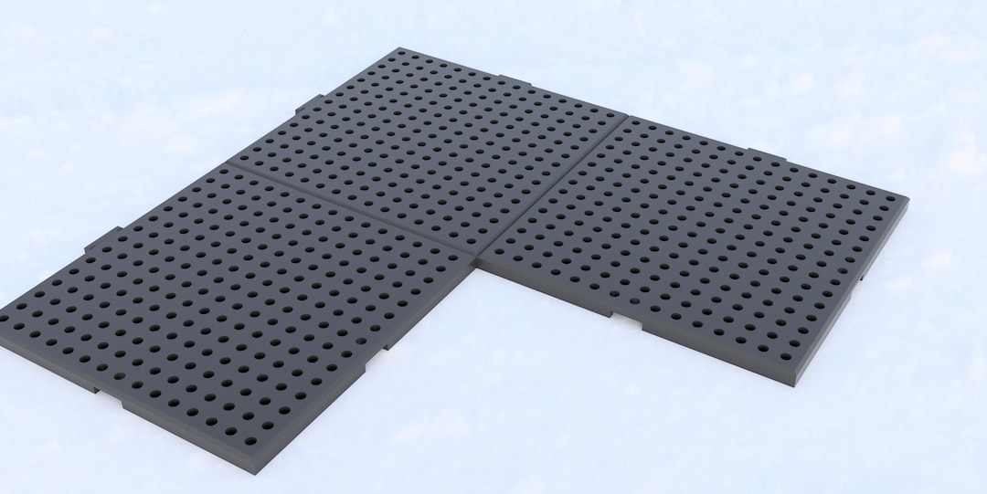 3D Printable Blocking Board STL File for Crochet or Knit - Etsy