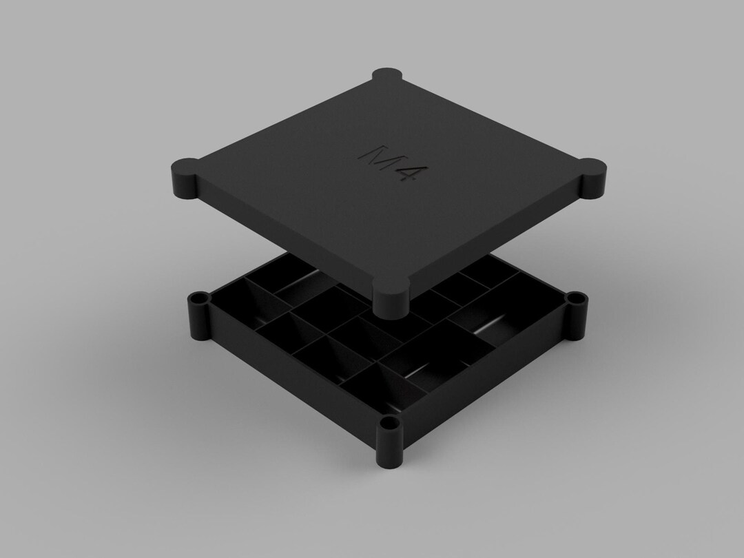 Hardware Organizer STL File | Tight-fit Lid Storage for M3 M4 M5 Screws ...