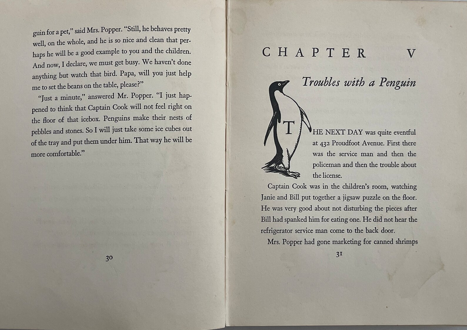 Mr. Popper's Penguin (first Edition) - Etsy