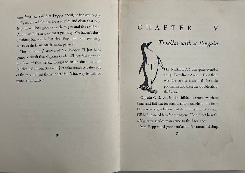 Mr. Popper's Penguin (first Edition) - Etsy