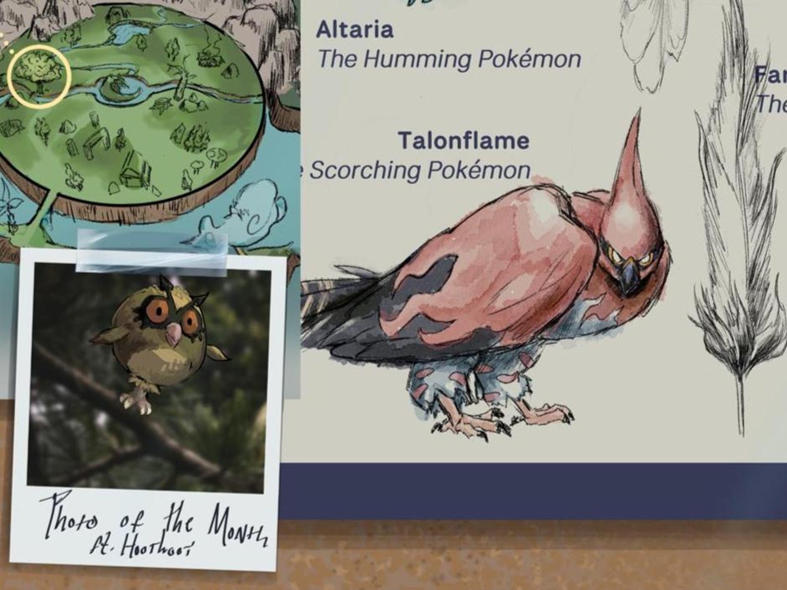 Flying Pokémon Hiking Trail Print - Etsy
