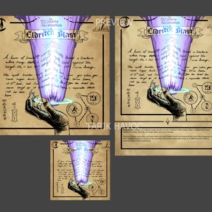 D&D Eldritch Blast Print - Etsy