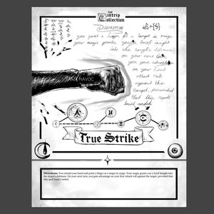 D&D True Strike Print - Etsy