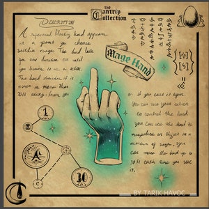 D&D Mage Hand Print - Etsy