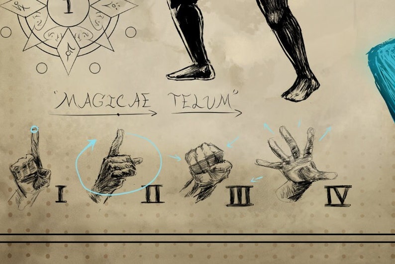 D&D Magic Missile Print - Etsy