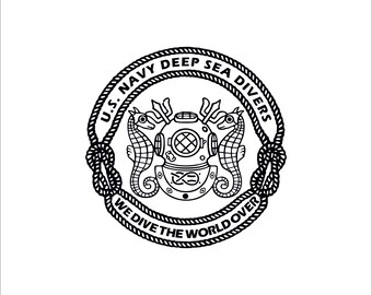 Navy Diver Badge - Etsy