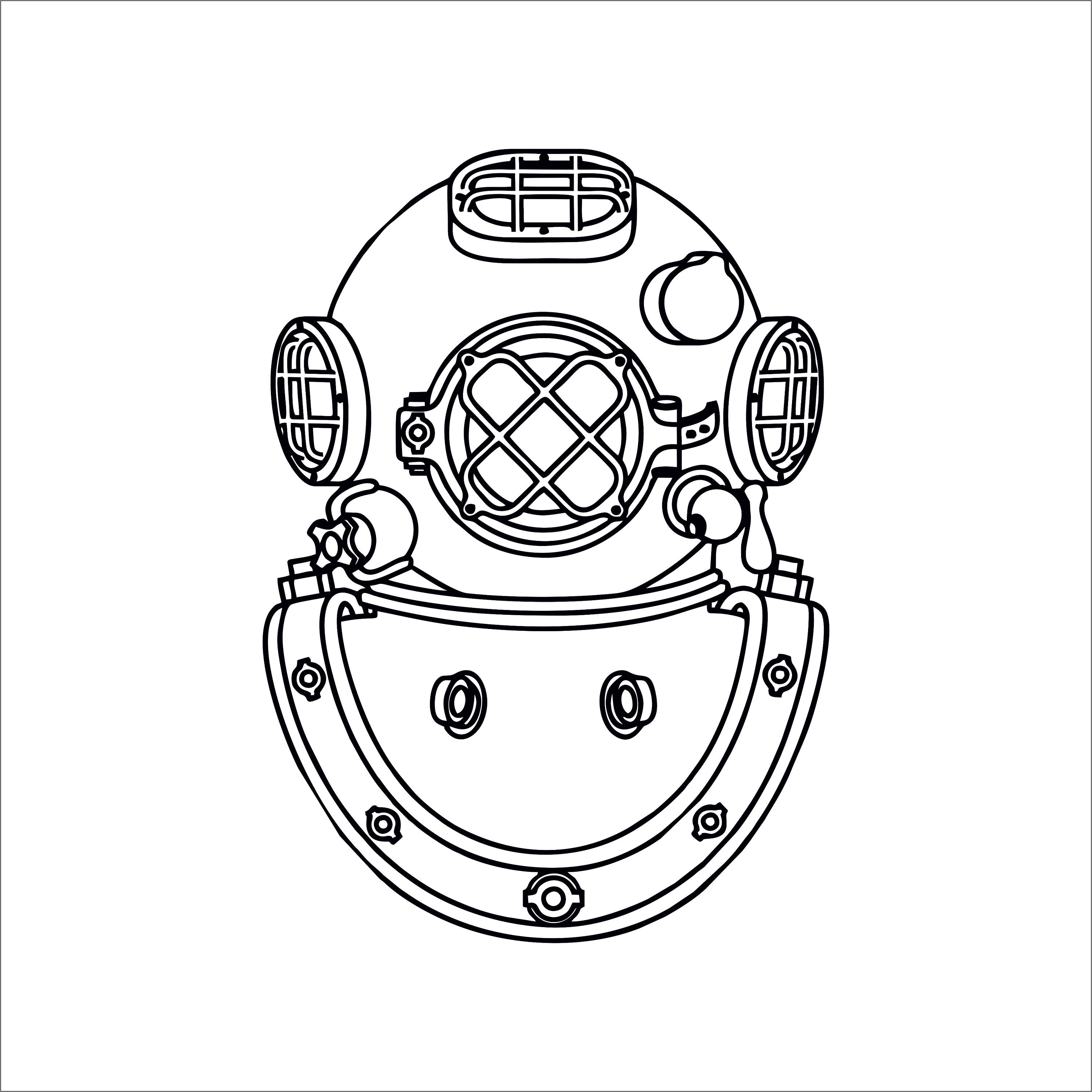 US Navy Second Class Diver Insignia DXF and SVG - Etsy