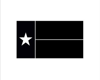 Texas State Flag Dxf - Etsy